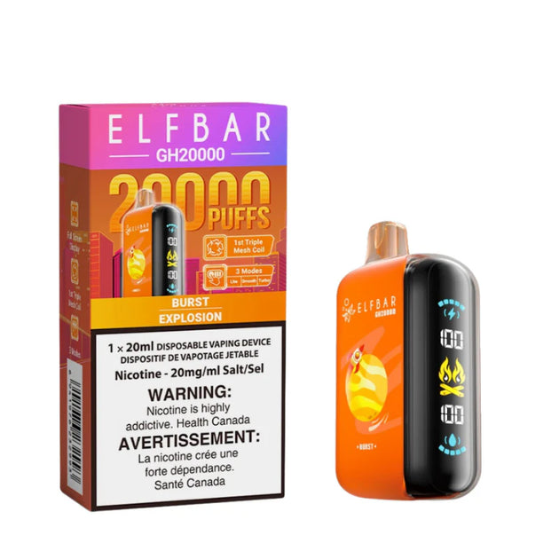 Shop Elf Bar GH20000 Disposable Vape - Elfbar 20K Puffs - Burst ...