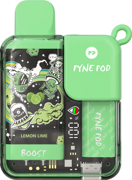 Pyne Pod Boost Disposable Vape - Lemon Lime | Vape4change
