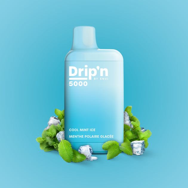 Drip'n by Envi Cool Mint Ice Disposable Vape | Dripin Disposable ...