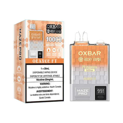 Oxbar Maze Pro Disposable Vape - Orange FT - 10000 Puff | Vape4change