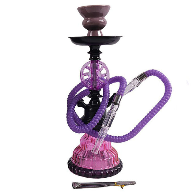 12" Hookah Single Hose - VORTEX Shape - Purple | Vape4change