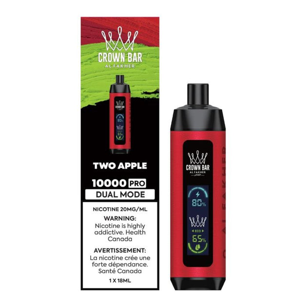Crown - AL Fakher - 10K Disposable Flavour - Two Apple | Vape4change