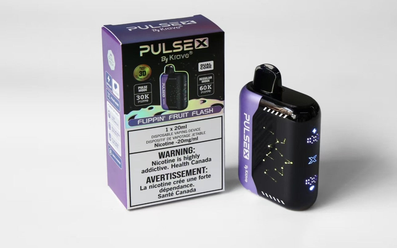 Disposable Vape - Pulse X By Krave - 60K Puffs - Peachy Peach Ice ...