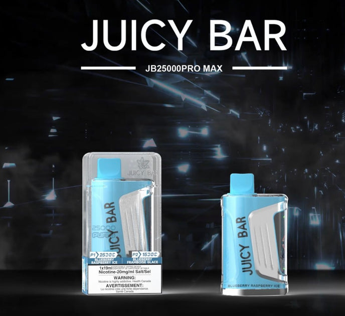 Juicy Bar 25K Pro Max Disposable Vape - Blueberry Raspberry Ice ...