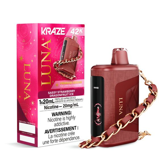 Shop Kraze Luna Disposable Vape - 42K - Topaz Banana Ice | Vape4change