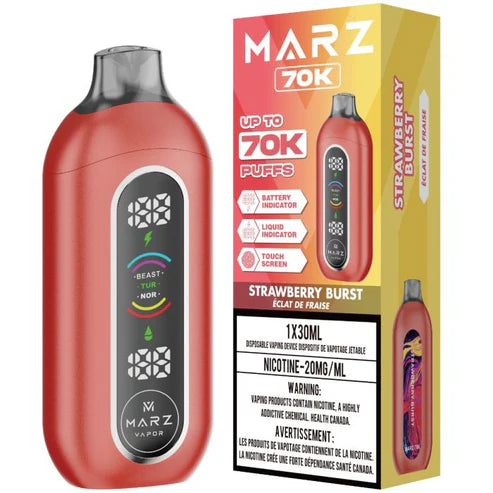 Shop Marz Disposable 70K Puffs - Strawberry Burst - Vape4change ...